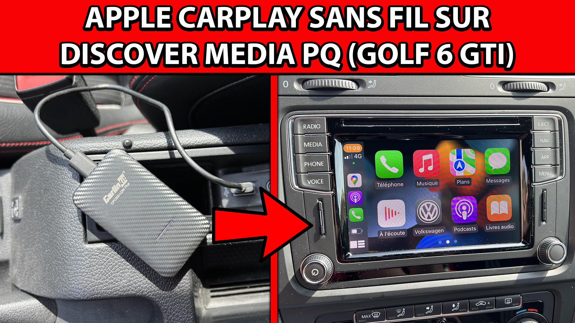 Apple CarPlay sans fil sur Discover Media PQ Volkswagen Golf 6 GTI – Le Blog de T.BOUZIGE